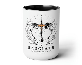Black and Gold Dragon Fourth Wing Inspired Coffee Mug OFFICIALLY ...