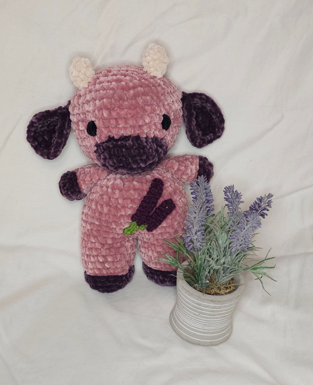 Lavender Cow - Etsy