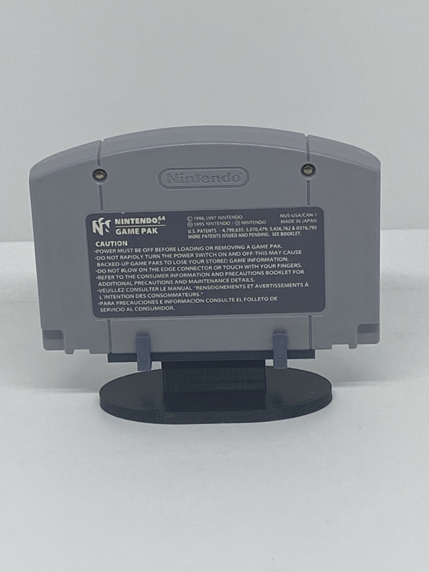 Nintendo N64 Cartridge Custom Display Stand - Etsy