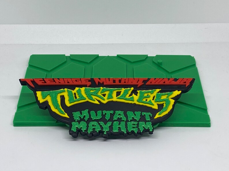 TMNT Mutant Mayhem Custom 4 Figure Stand Figures Not Included - Etsy