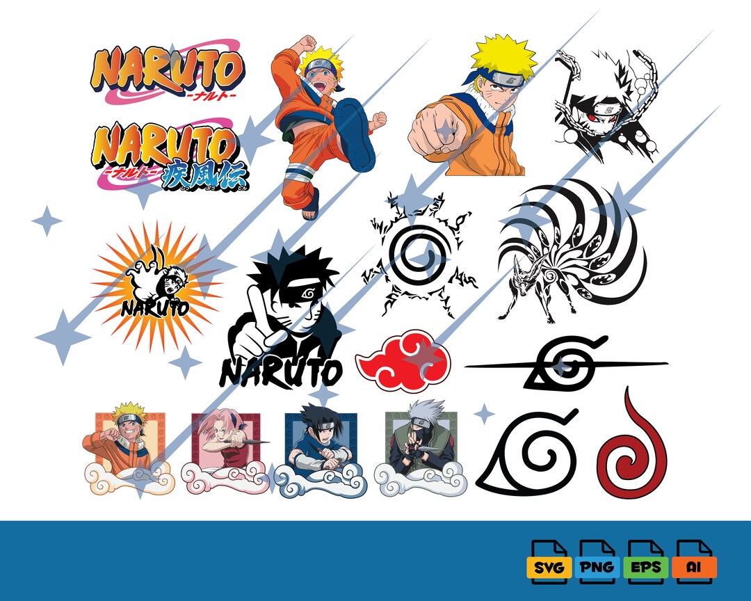 Anime SVG PNG and Eps Formats Ready to Use for Cricut Canva and ...