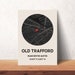 Old Trafford, Manchester United Map Poster - Etsy