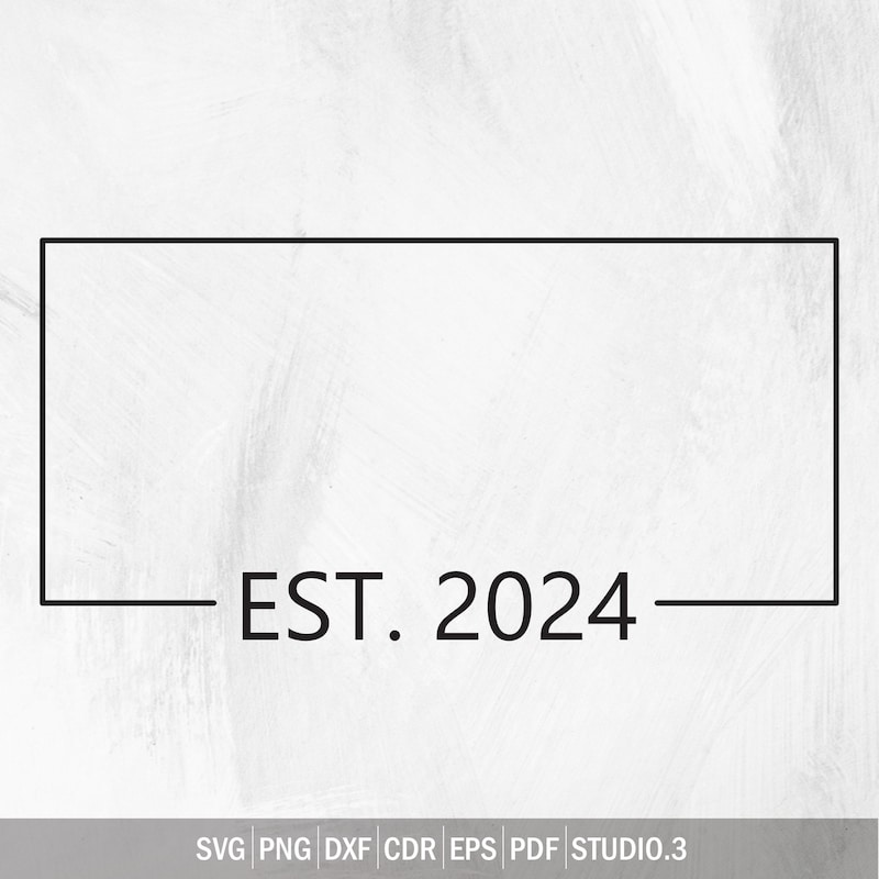 Mom Est Svg - Etsy