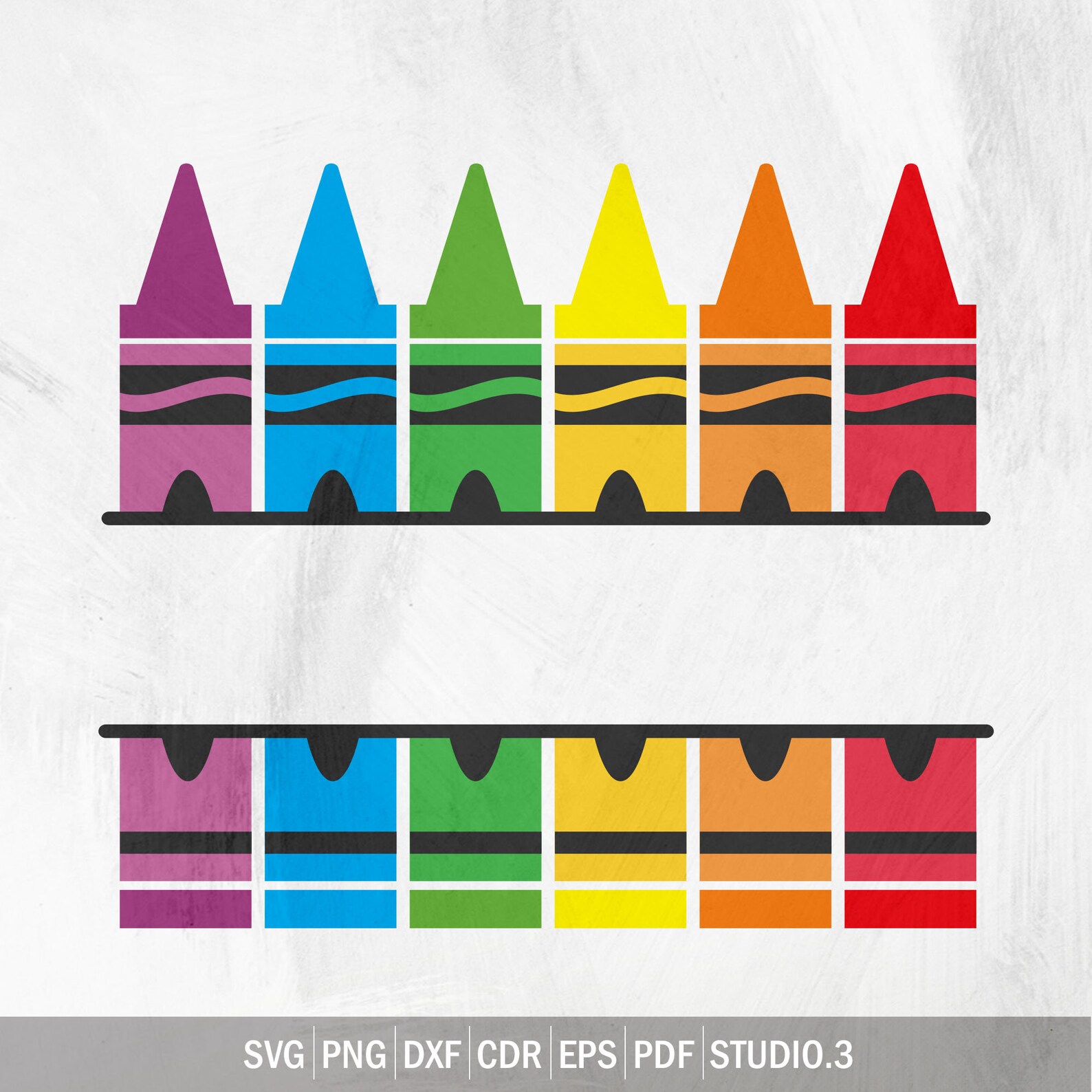 Crayon Monogram Svg, Crayon Split Monogram Svg, Teacher Monogram Svg ...