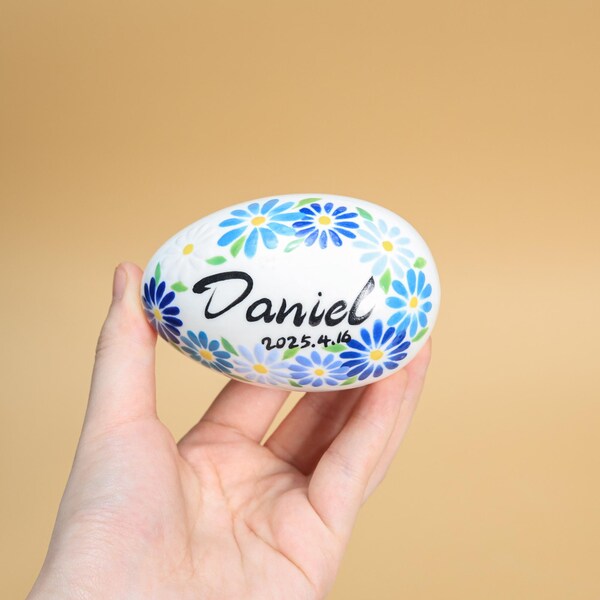 Ceramic Easter Eggs Decor - Etsy