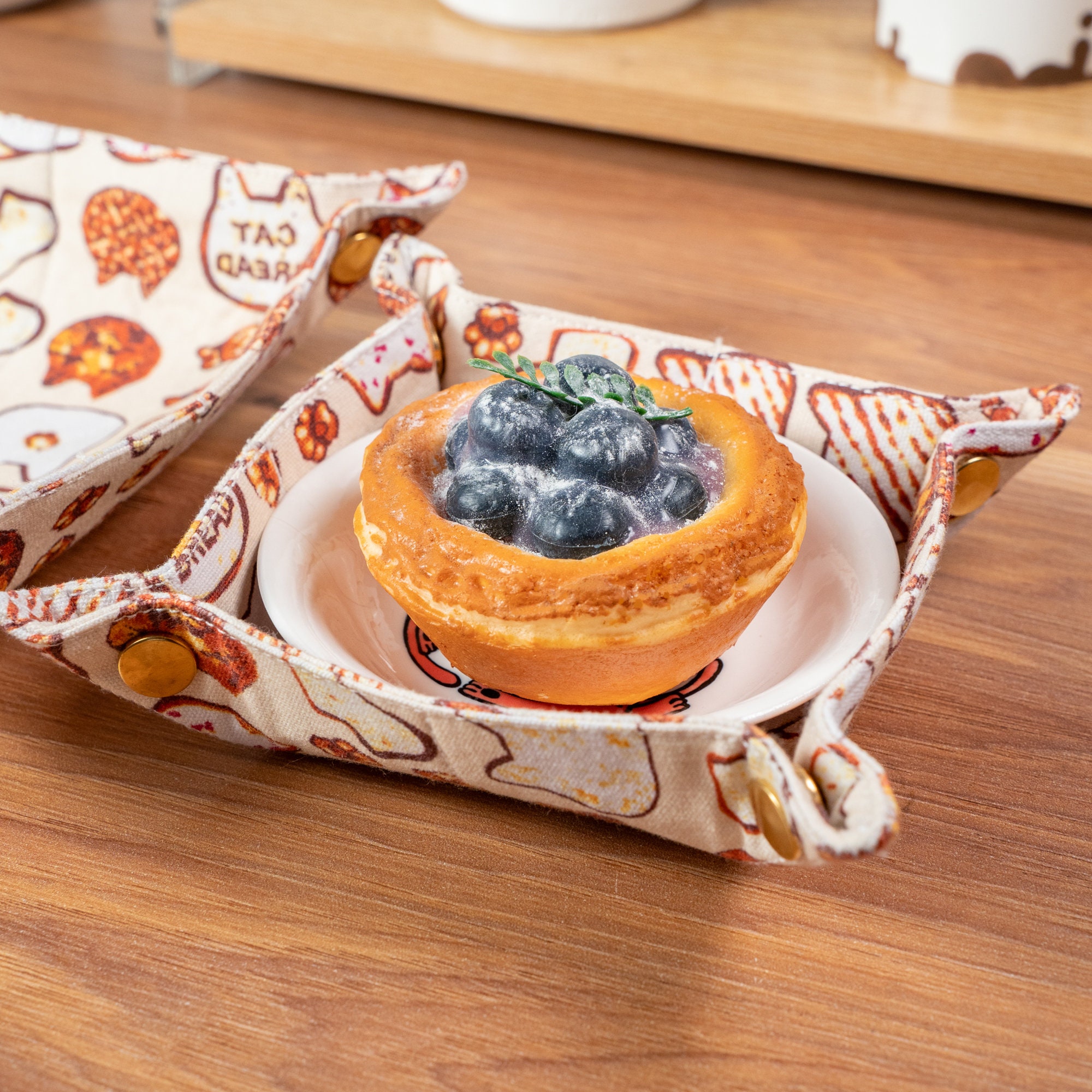 Cute Valet Tray Gift Coquette Bowl Cozies Microwavable Fabric Tray ...