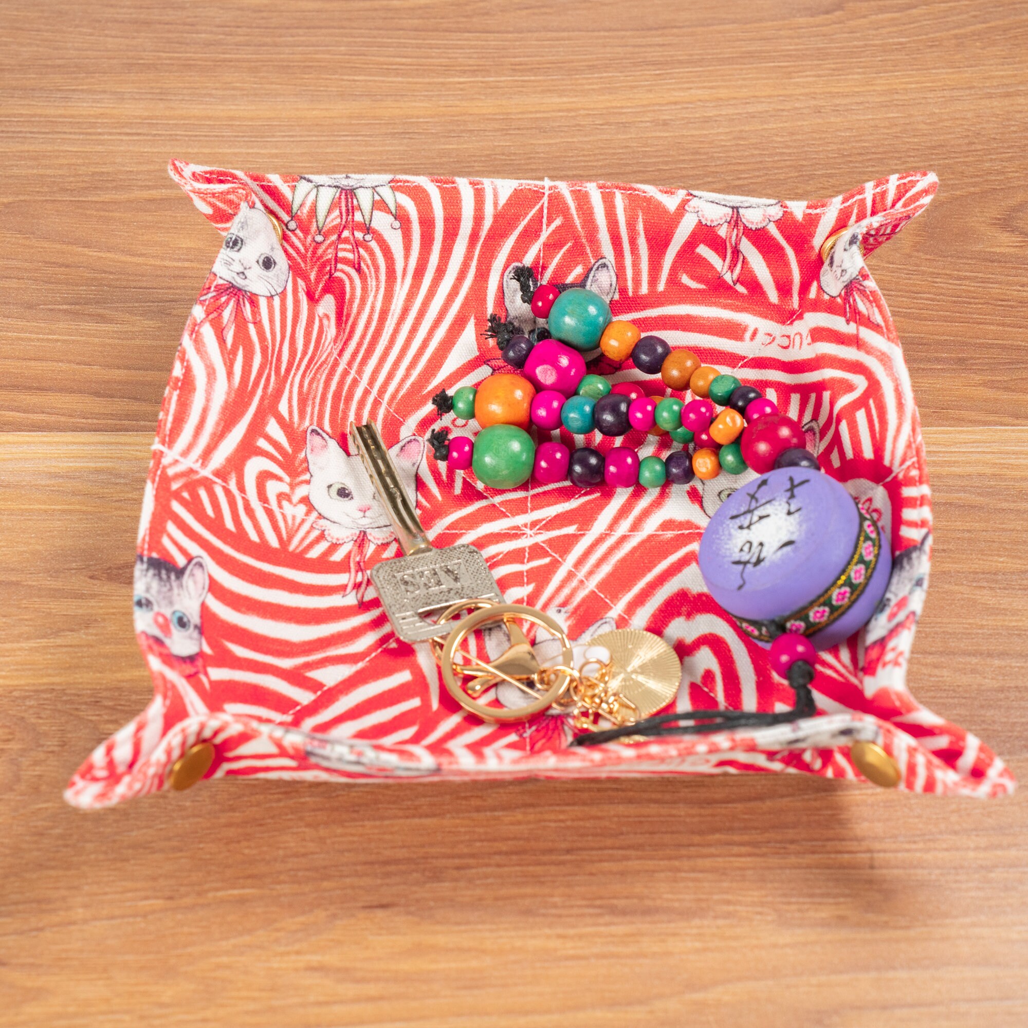 Cute Valet Tray Gift Coquette Bowl Cozies Microwavable Fabric Tray ...