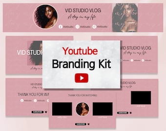 Youtube Branding Kit | Kids Youtube Banner, Intro and Outro Designs ...