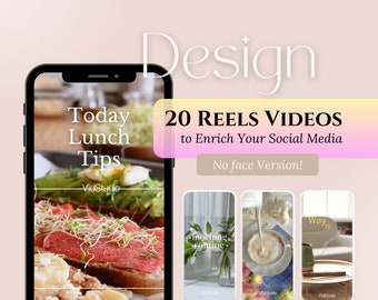 500 Faceless Reels Video Templates for Social Media, Canva Templates ...