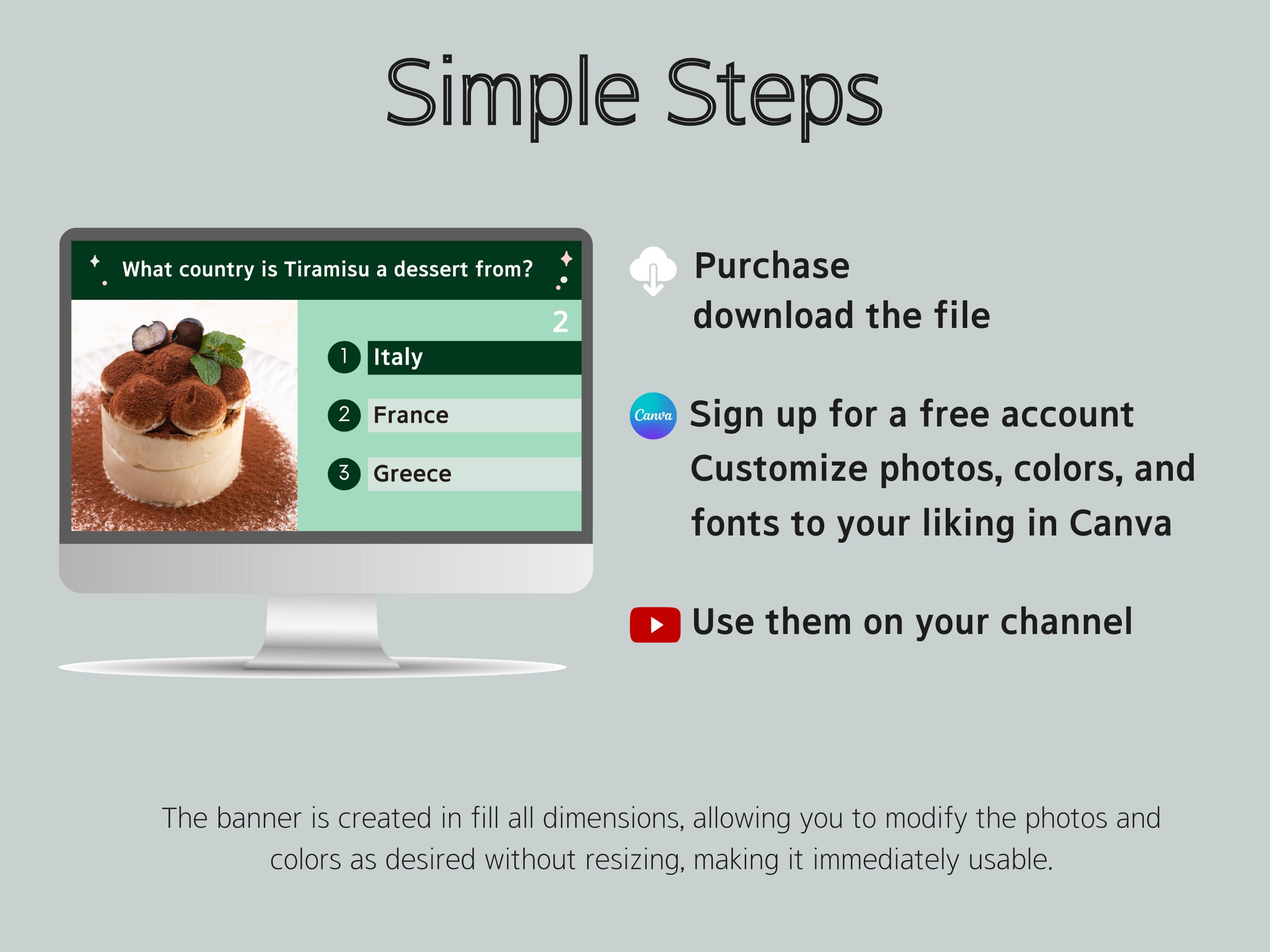 Youtube Branding Starter Kit for Faceless Channel All in One Banner ...