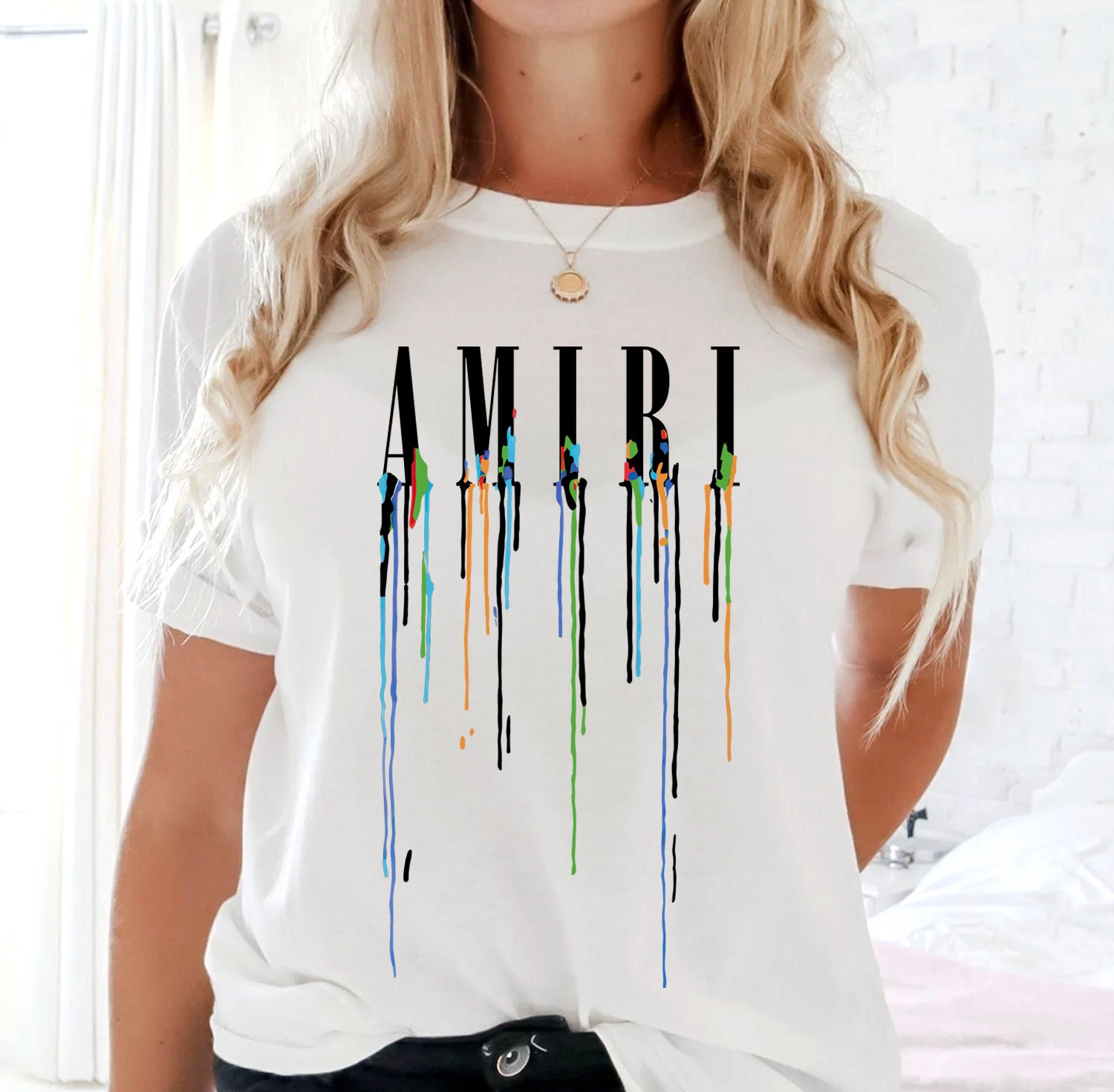 Amiri Core Drip Logo PNG, Amiri SVG, AMIRI Unisex Shirt, Amiri Tshirt ...