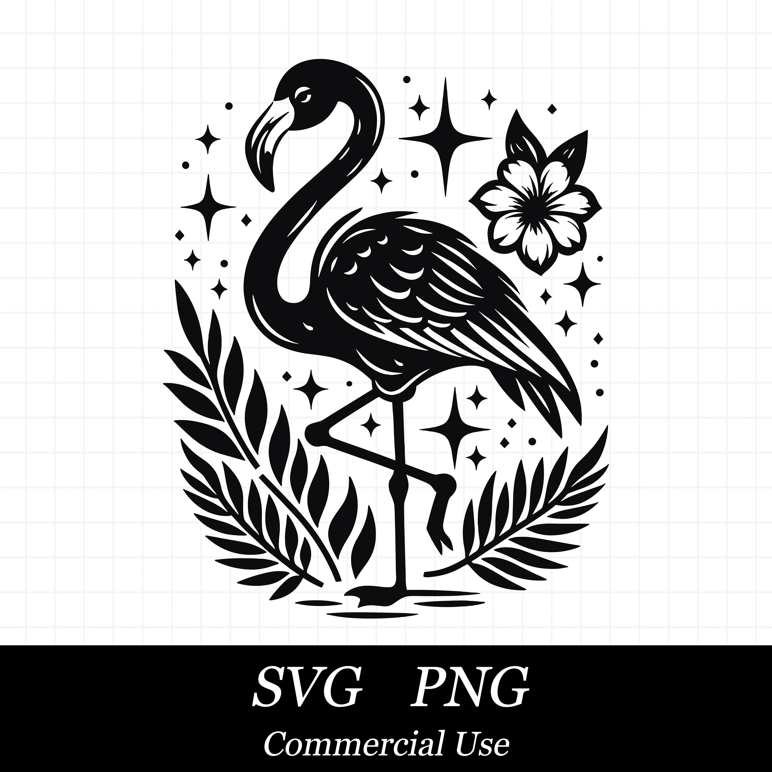 Flamingo Svg Flamingo Png Svg File For Cricut Beach Svg Commercial Use Instant Digital