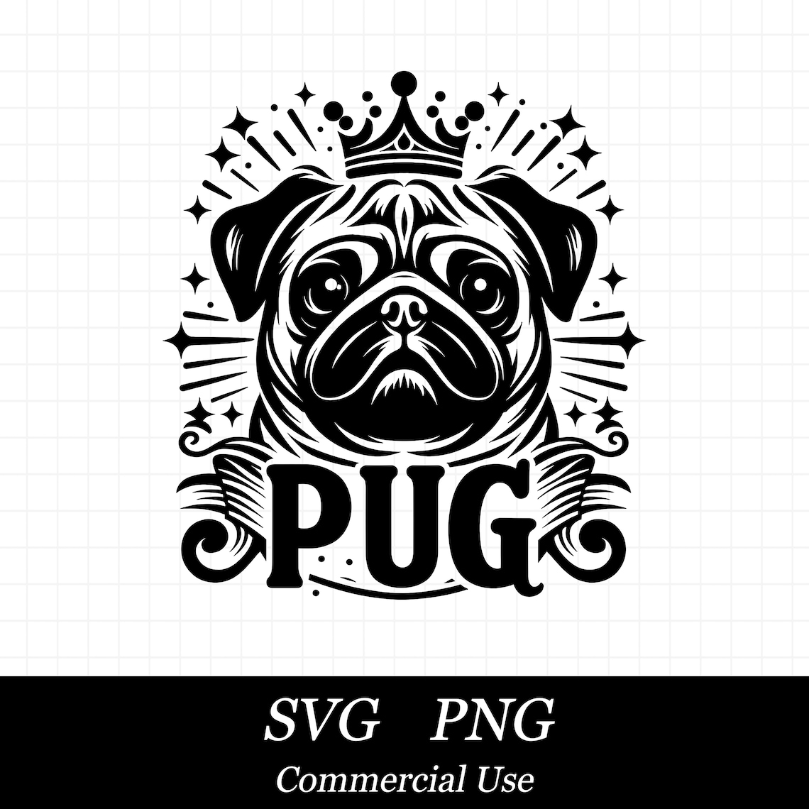 Pug SVG, Pug PNG, Dog Svg, Dog Mama Svg, SVG Files for Cricut ...