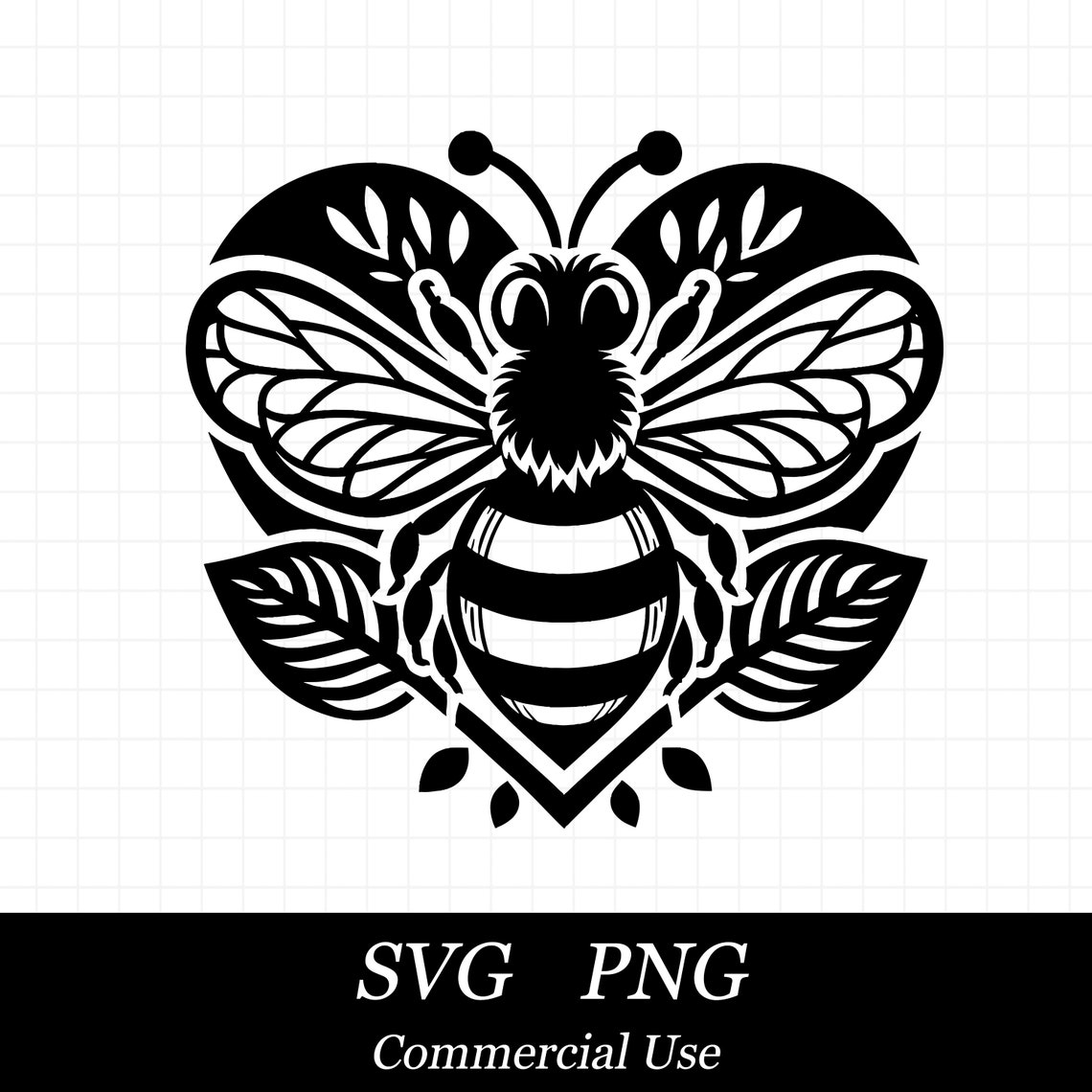 Bee SVG, Honeybee Svg, Bee Png, Heart Svg, SVG Files for Cricut ...