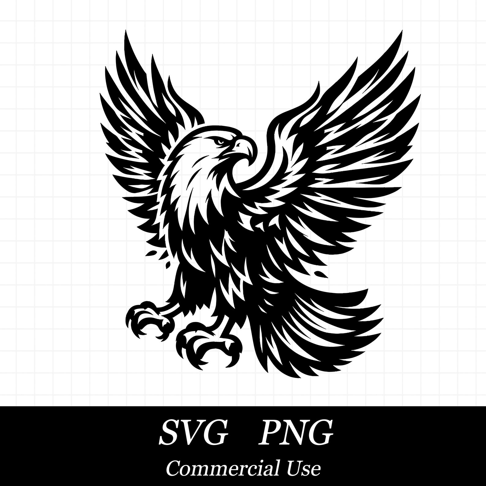 Flying Eagle SVG, Eagle Svg, Eagle Png, Bird Svg, SVG Files for Cricut ...
