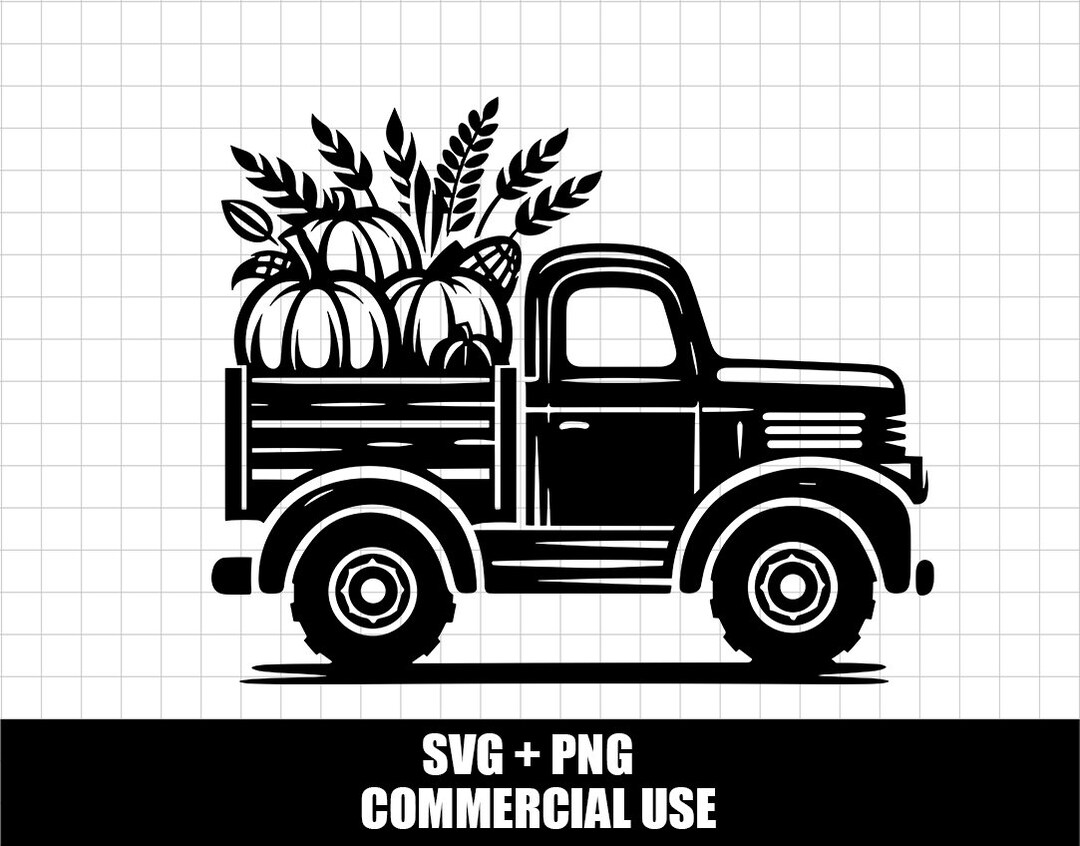 Fall Truck SVG PNG, Fall Svg, Pumpkin Svg, Country Western Svg, SVG ...