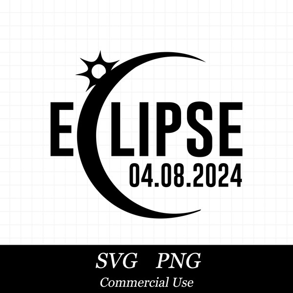 Solar Eclipse Svg - Etsy