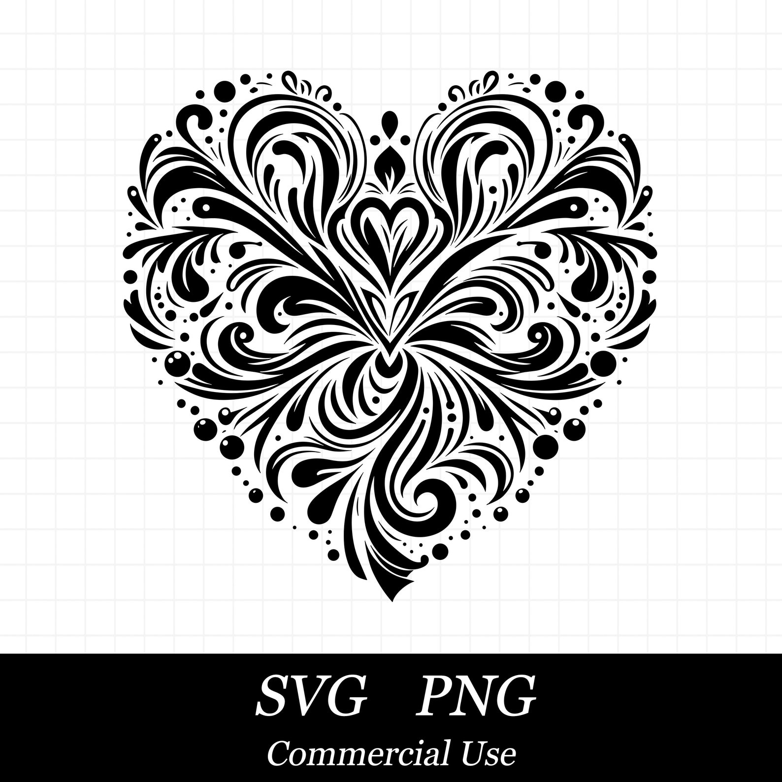 Love Heart SVG PNG, Heart Svg, Love Svg, SVG Files for Cricut ...