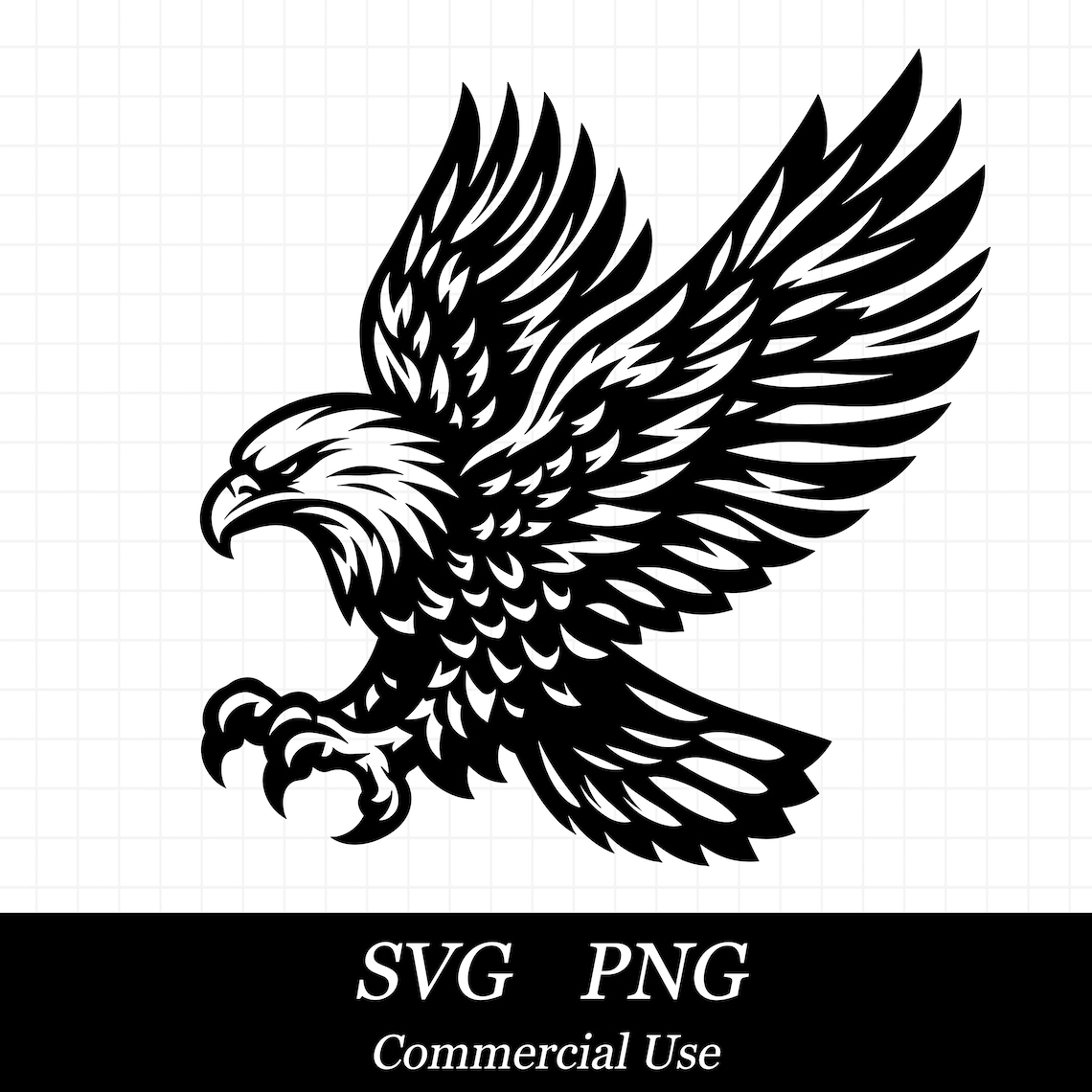 Flying Eagle SVG, Eagle Svg, Eagle Png, Bird Svg, SVG Files for Cricut ...