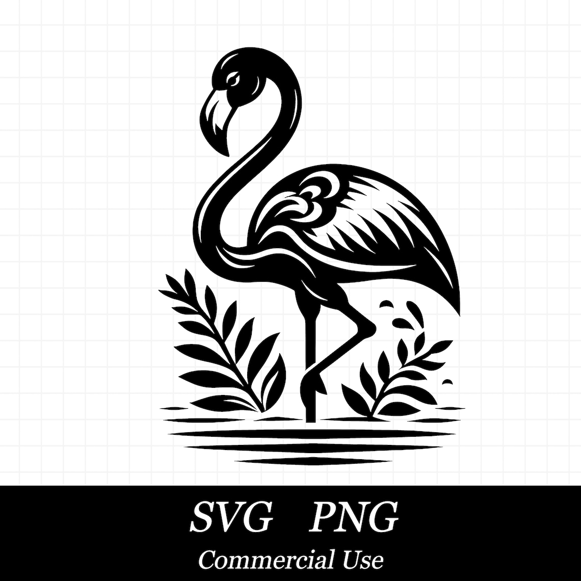 Flamingo SVG Files for Cricut, Beach SVG, Floral Flamingo Png ...