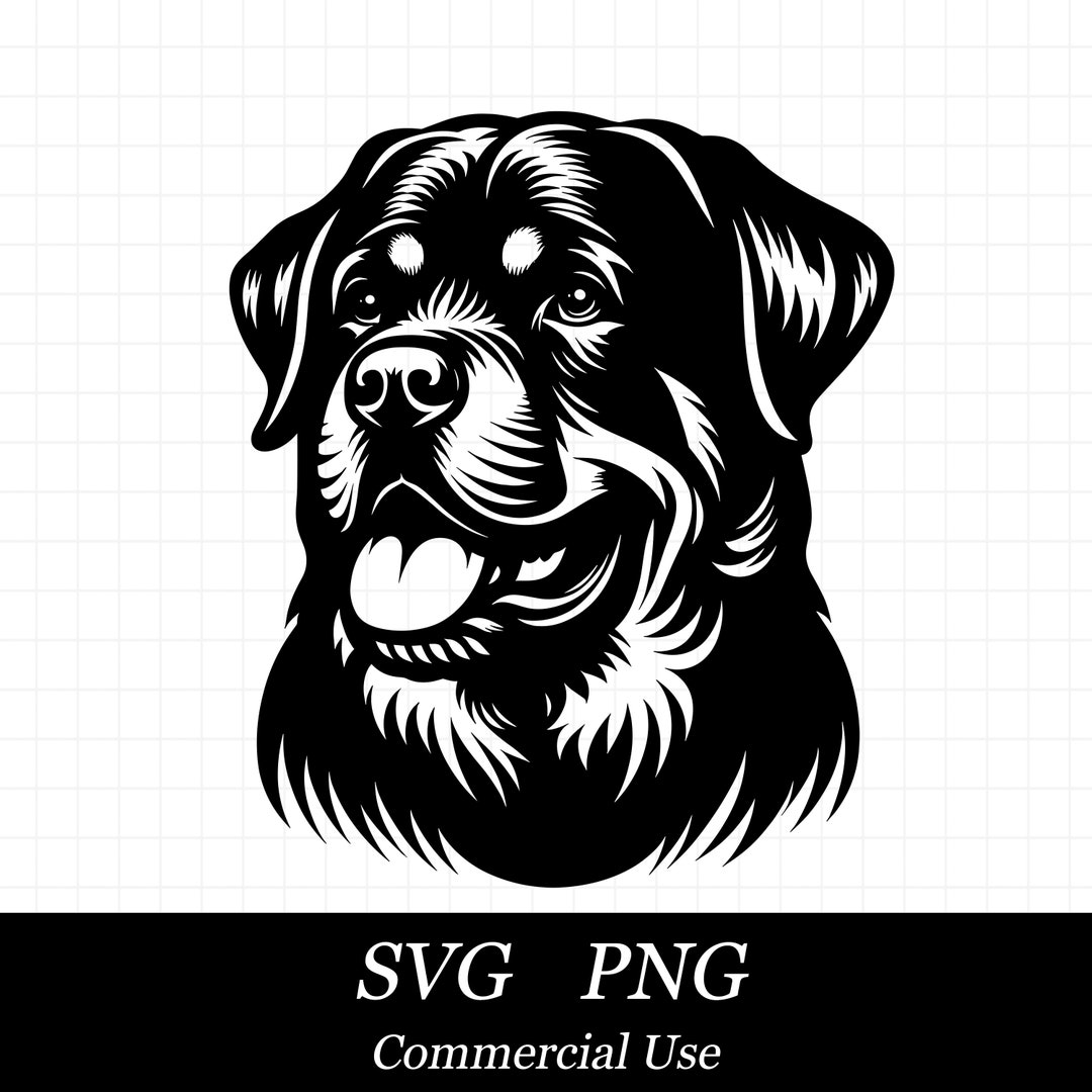 Rottweiler Dog SVG PNG, Rottweiler Svg, SVG Files for Cricut ...