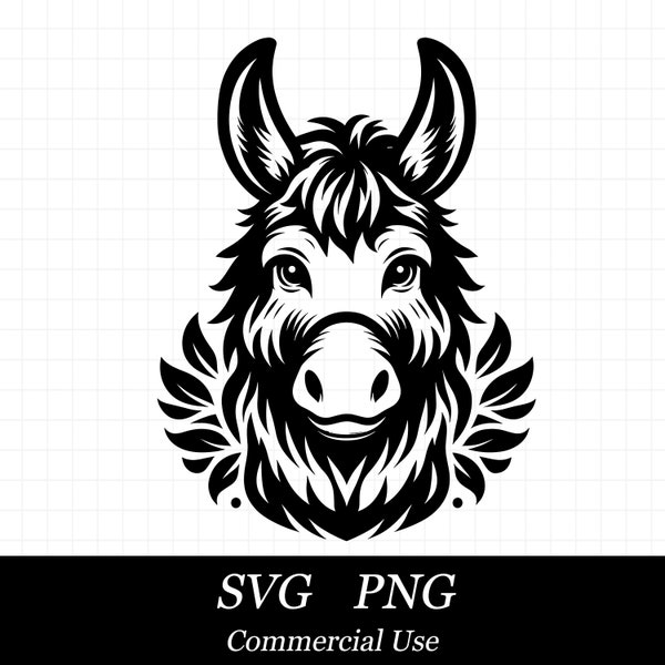 Donkey Svg - Etsy