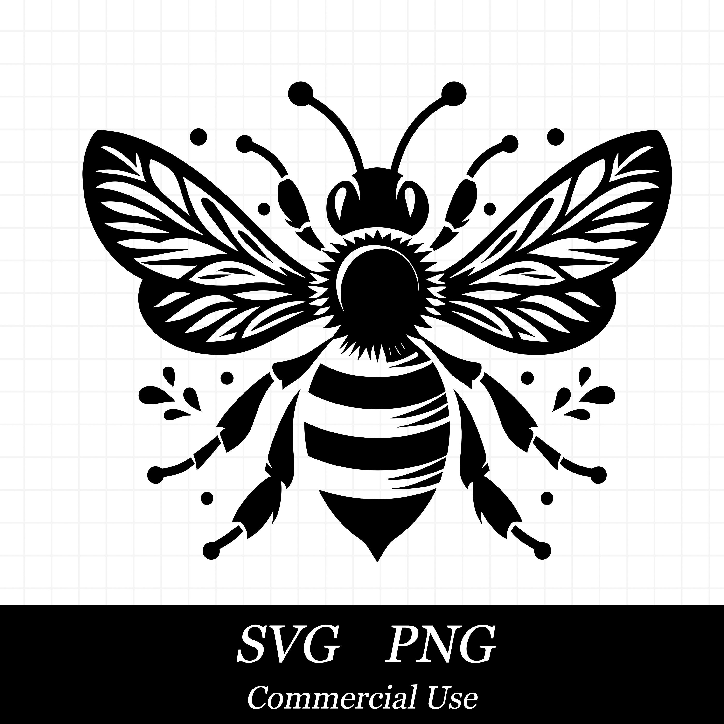 Bee SVG, Honeybee Svg, Bee Png, Queen Bee Svg, SVG Files for Cricut ...