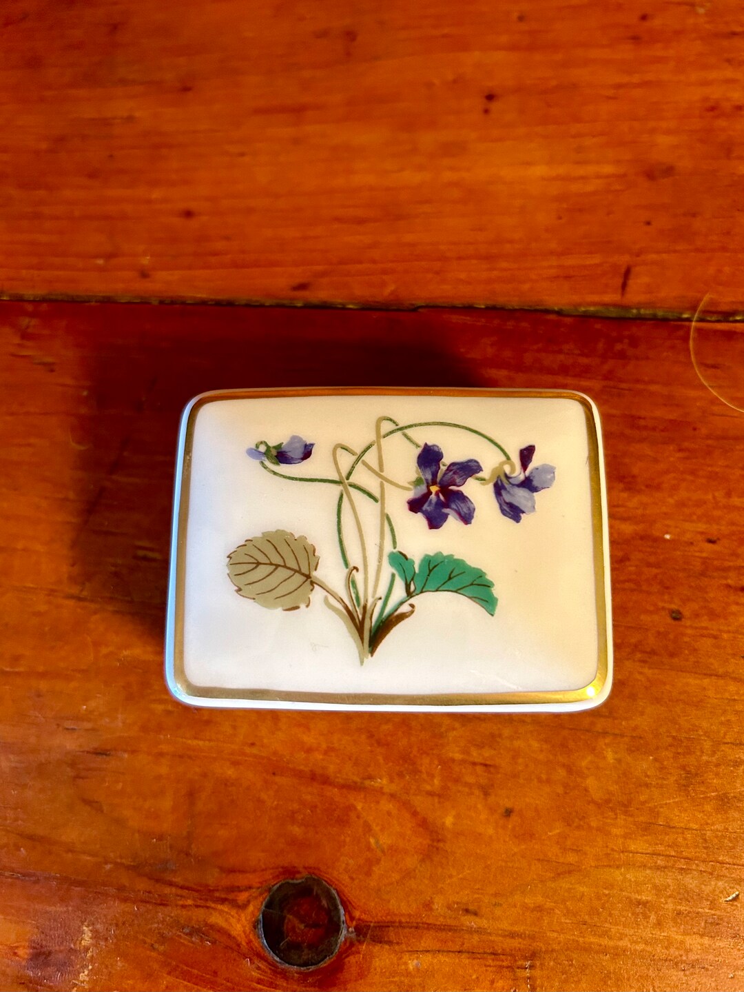 Rare Haviland Limoges Imperatrice Eugenie Pattern Trinket Box, Limoges ...