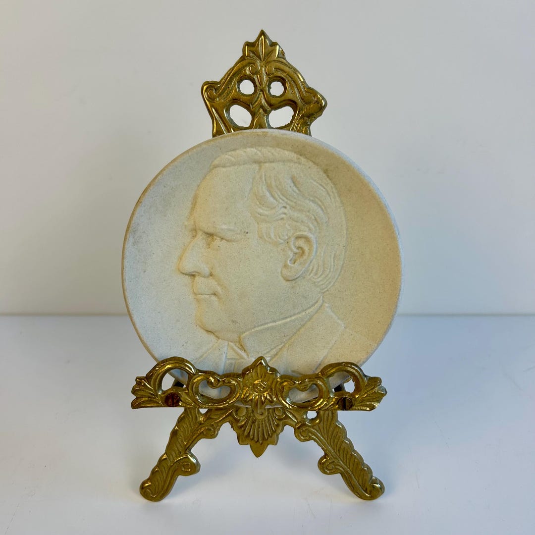 Weller Art Pottery 1904 St Louis World’s Fair Souvenir Plaque President ...