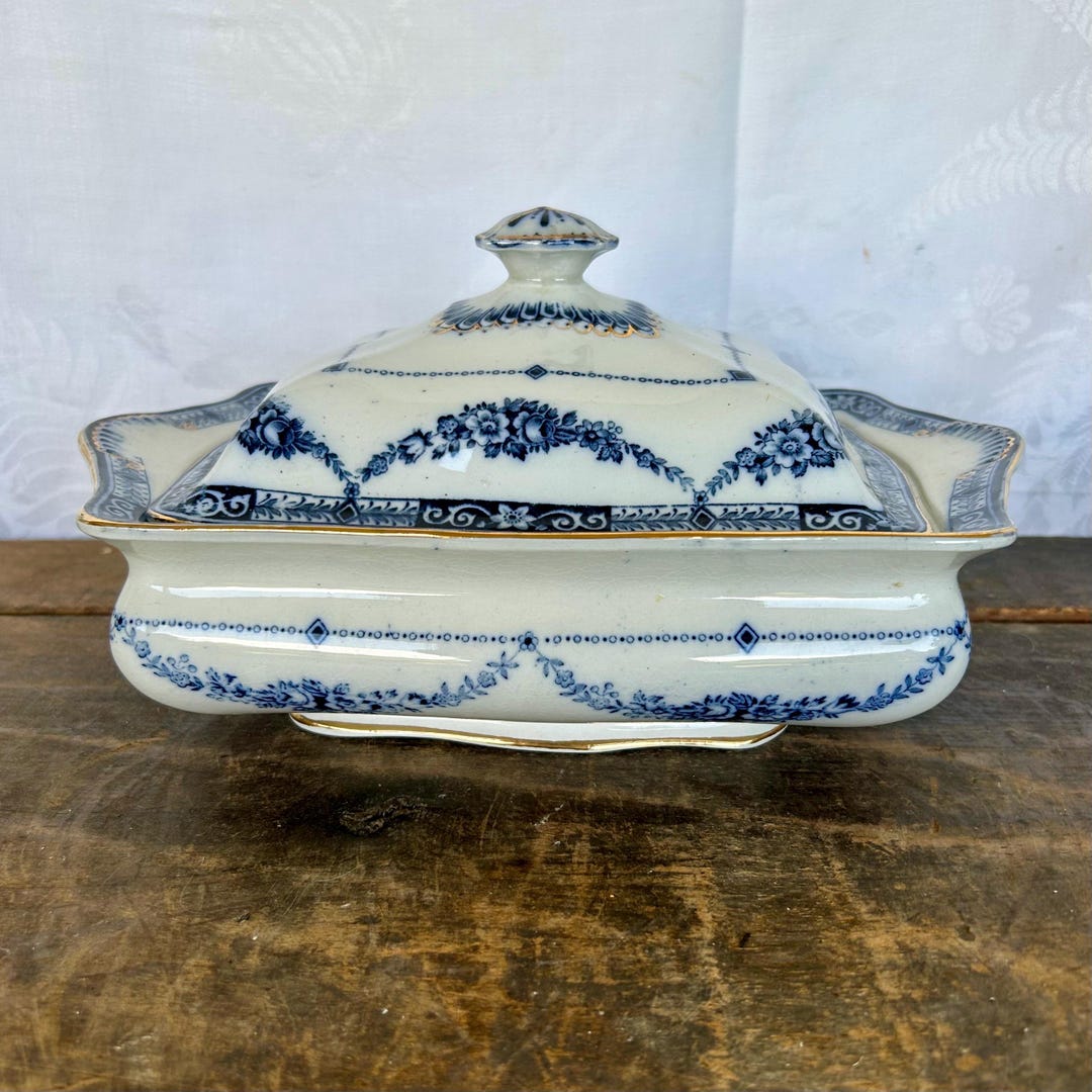 Stunning Antique Royal Corona Ware Hancock and Sons alexandria Lidded ...