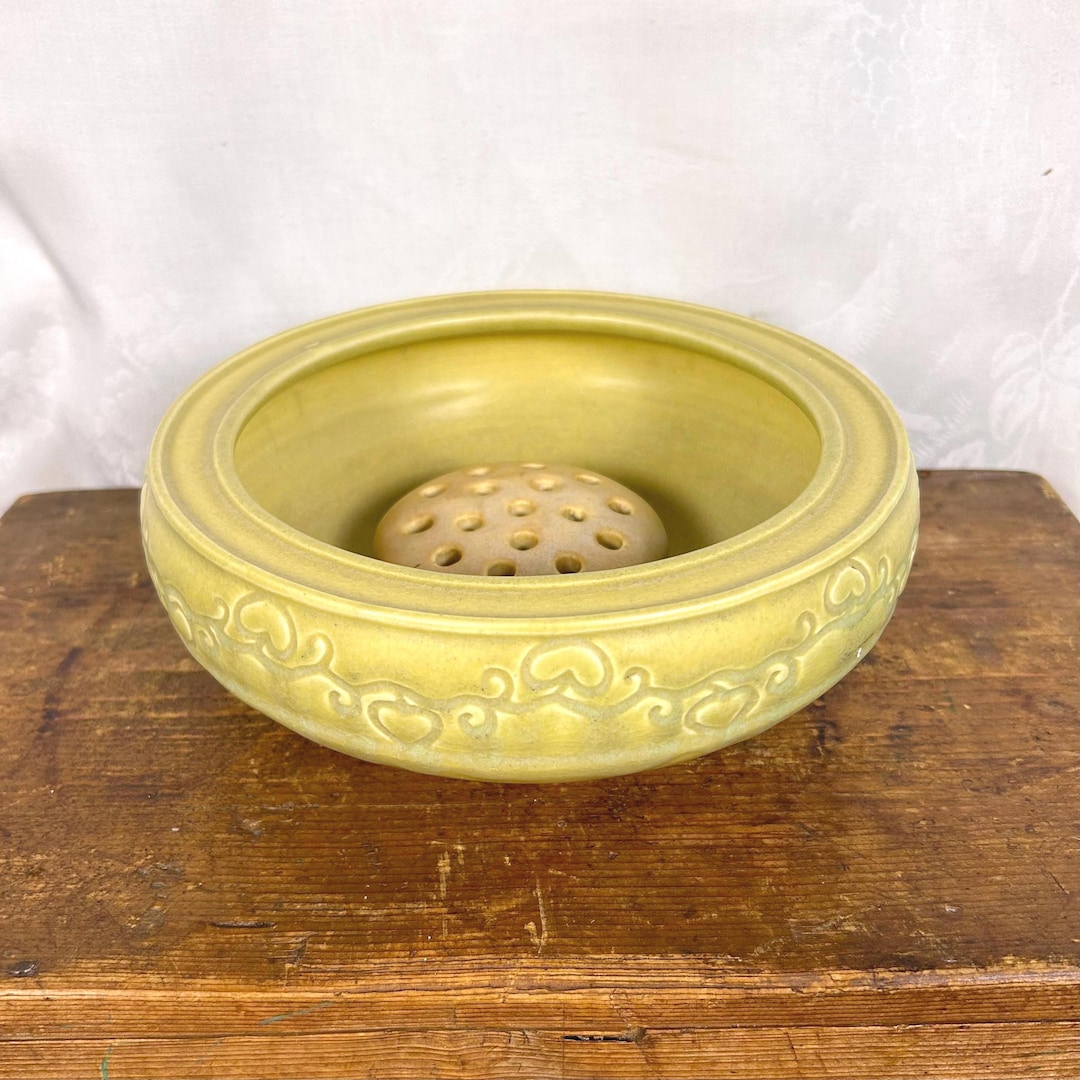 Very Rare 1914 Rookwood Set of Console Bowl and Original Frog Form 2165 ...