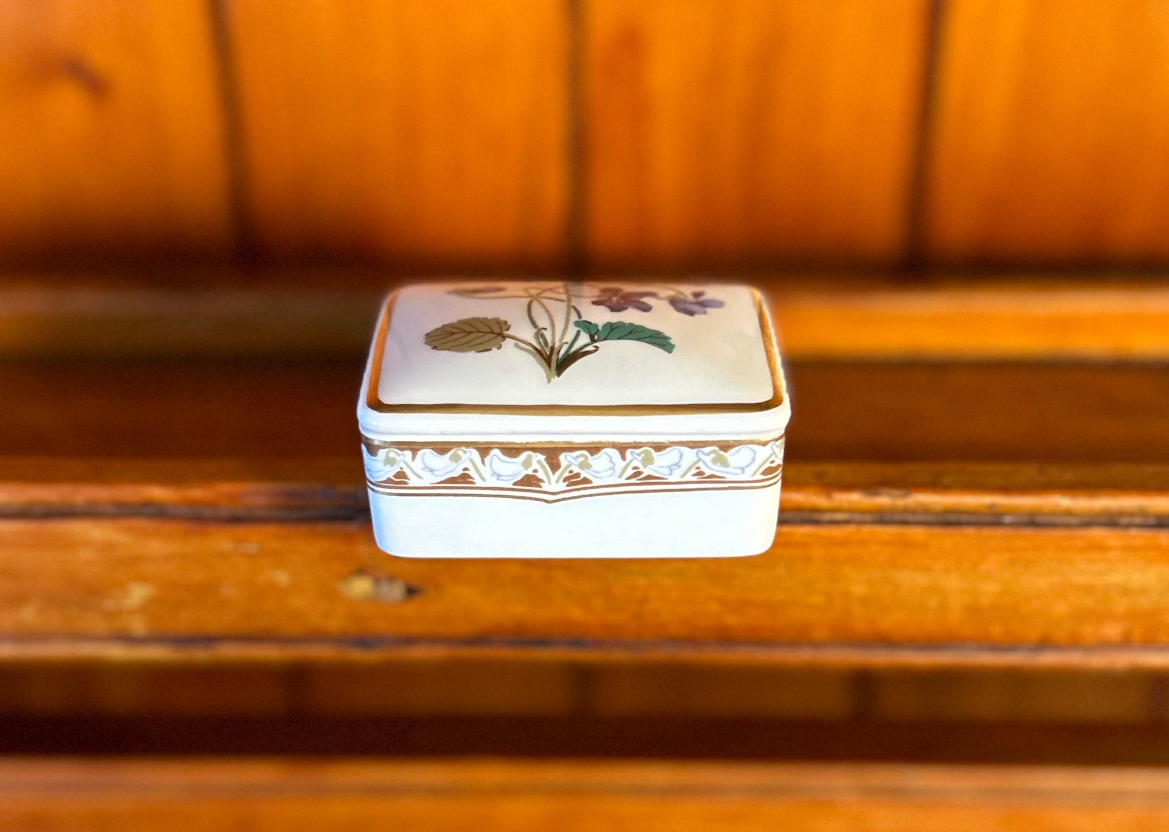 Rare Haviland Limoges Imperatrice Eugenie Pattern Trinket Box, Limoges ...