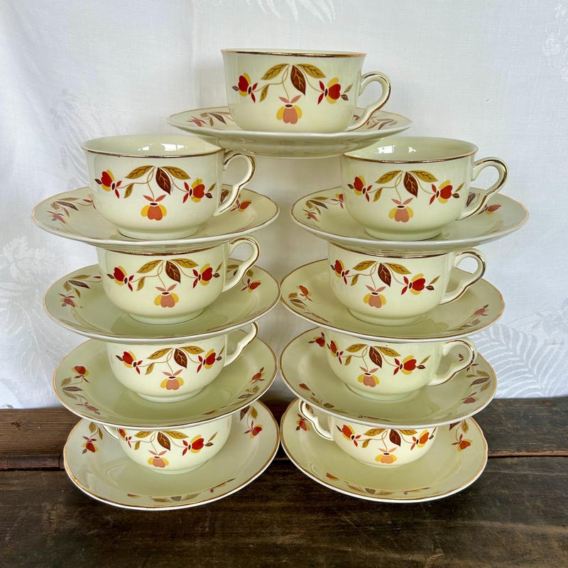 Jewel Tea Autumn Leaf - Etsy