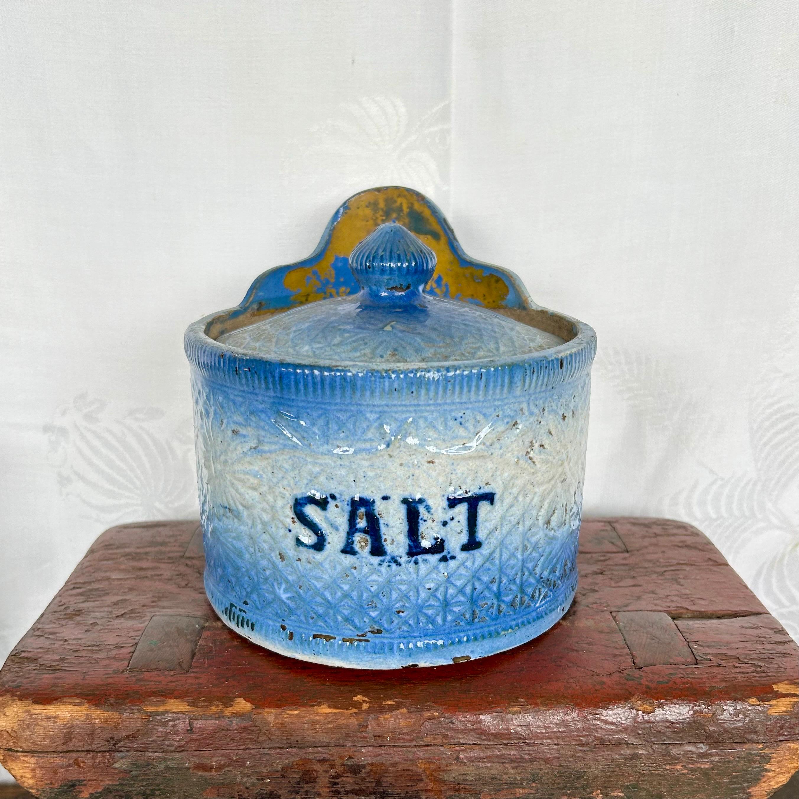 Antique Italian Salt Box With Lid Italian Salt Box Etsy