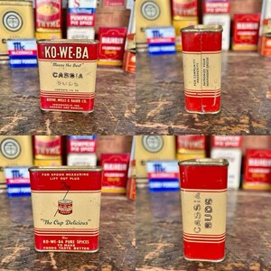 Choice of Vintage Antique Spice Tins- Part 2 - Etsy