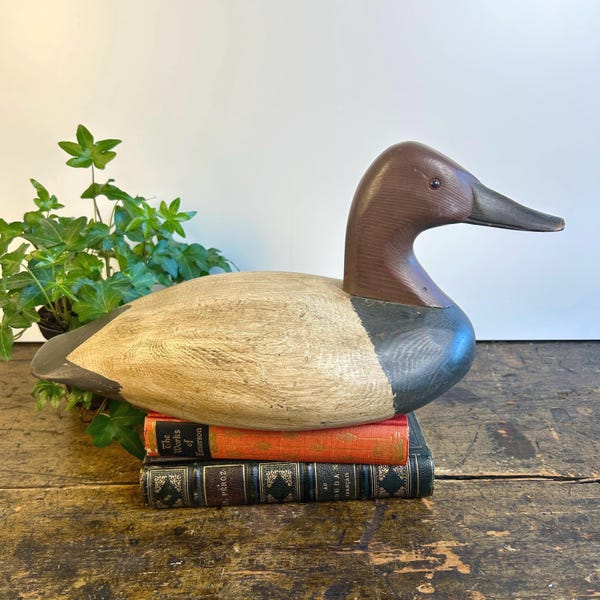 Antique Vintage Wood Duck Decoy - Etsy