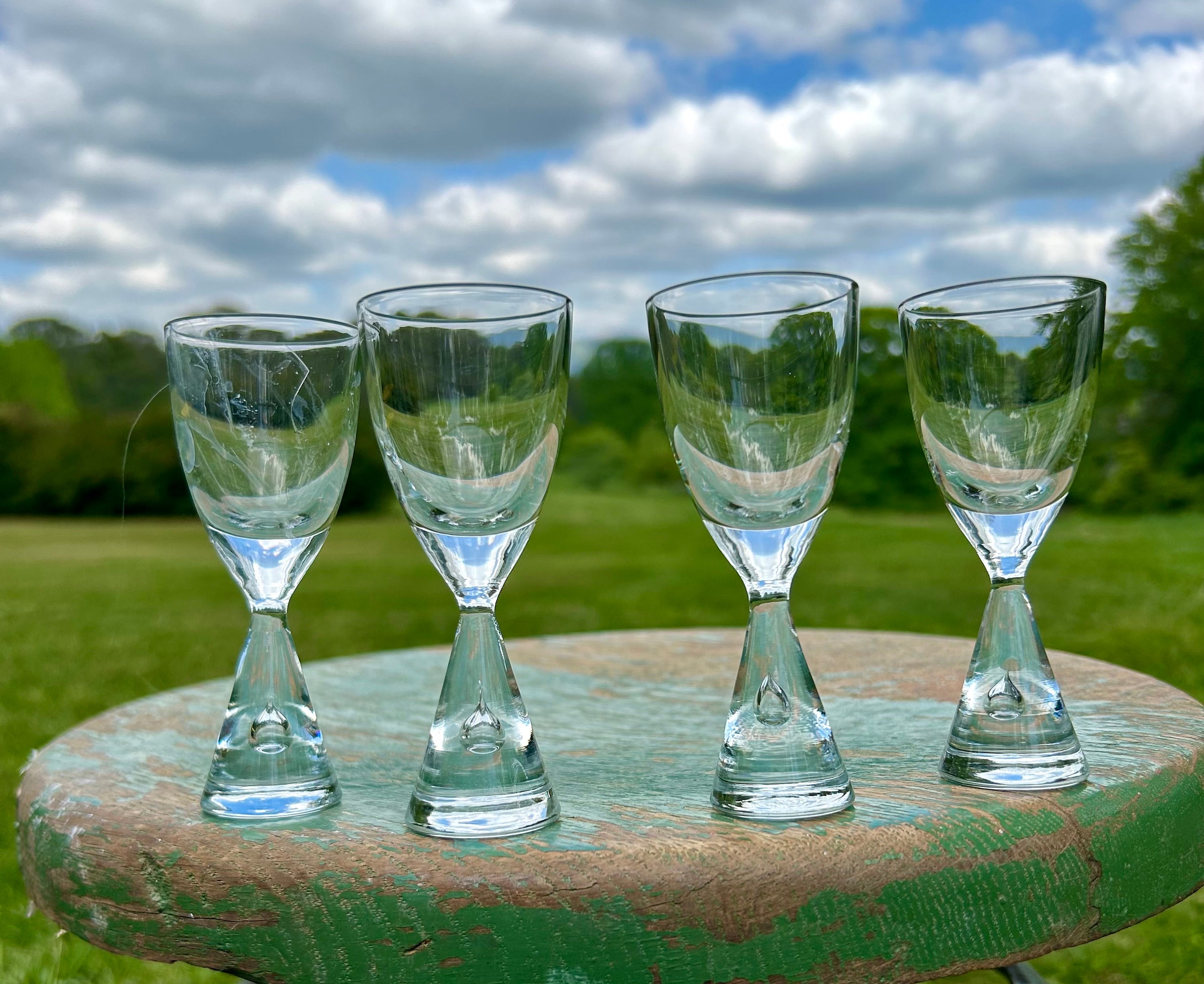 Set of 4 Holmegaard princess Shot/cordial Glasses - Etsy