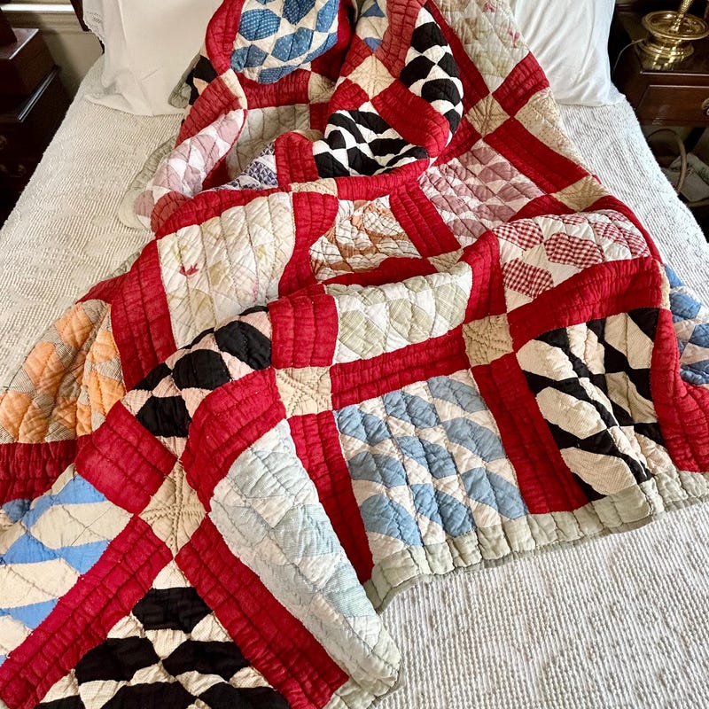 Antique Quilt - Etsy