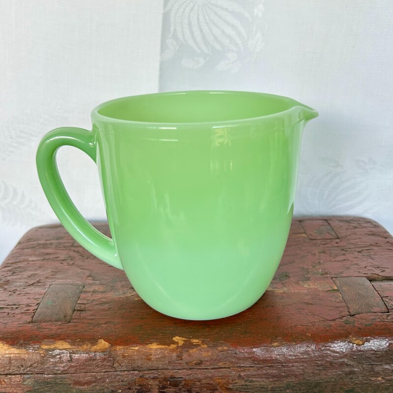 Jadeite Pitcher - Etsy