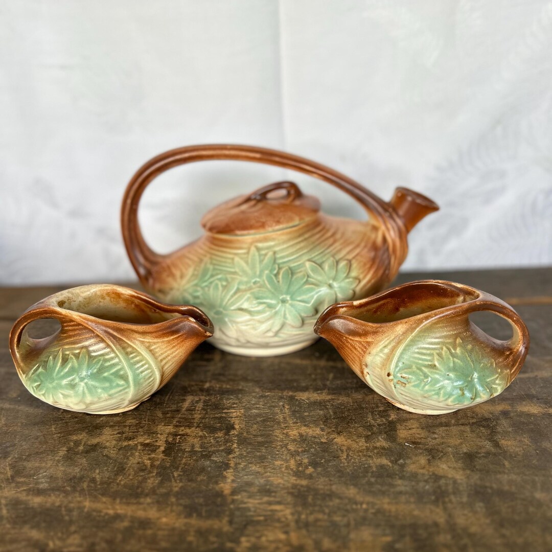 Vintage Mccoy Pottery Daisy Tea Set - Etsy