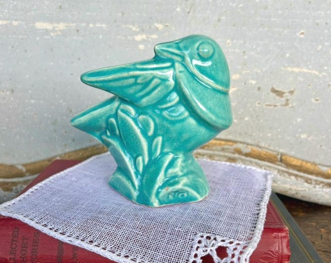 Extremely Rare Vintage Nelson Mccoy Pottery Backwards Facing Bird ...