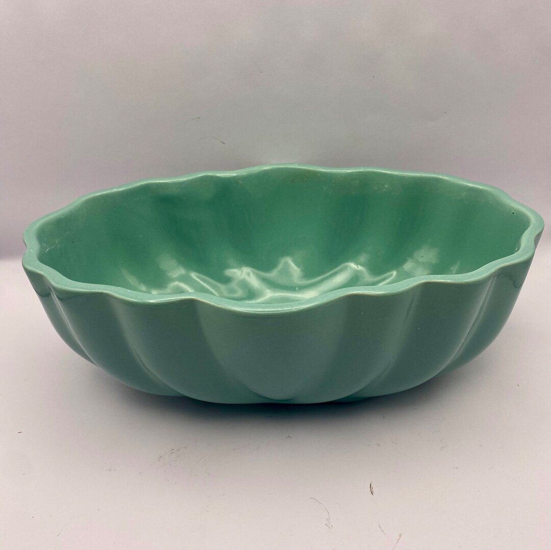 Vintage Cookson Pottery Planter Number 603 in Aqua - Etsy