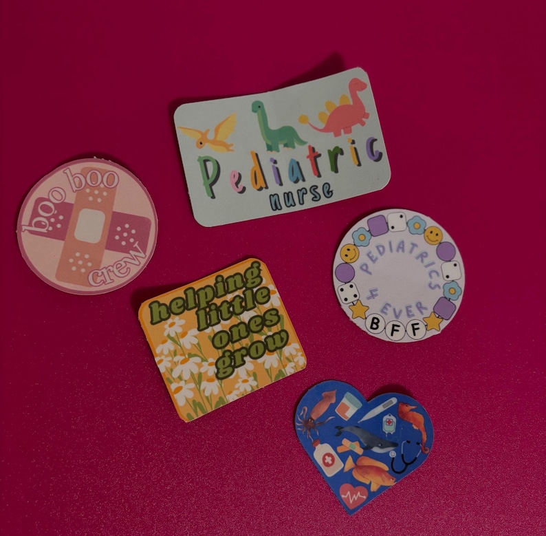 Pediatric Nurse Sticker Pack | Nurse Stickers - Etsy