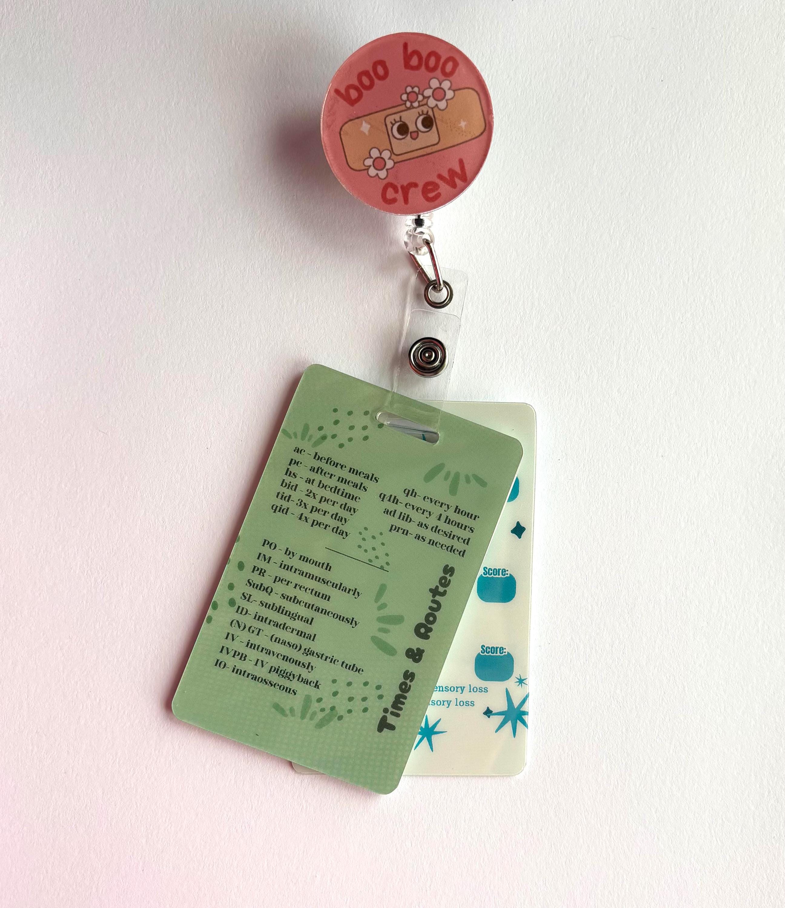 NIH Stroke Scale (NIHSS) Badge Buddy | Nursing Badge Buddies - Etsy