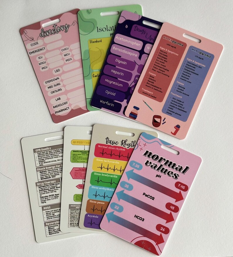 The Set | 8-pack Nursing Badge Buddies - Etsy