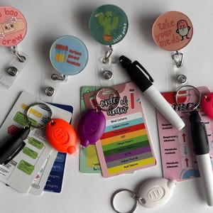 ACLS Badge Buddy | AHA ACLS Guidelines & Algorithms - Etsy