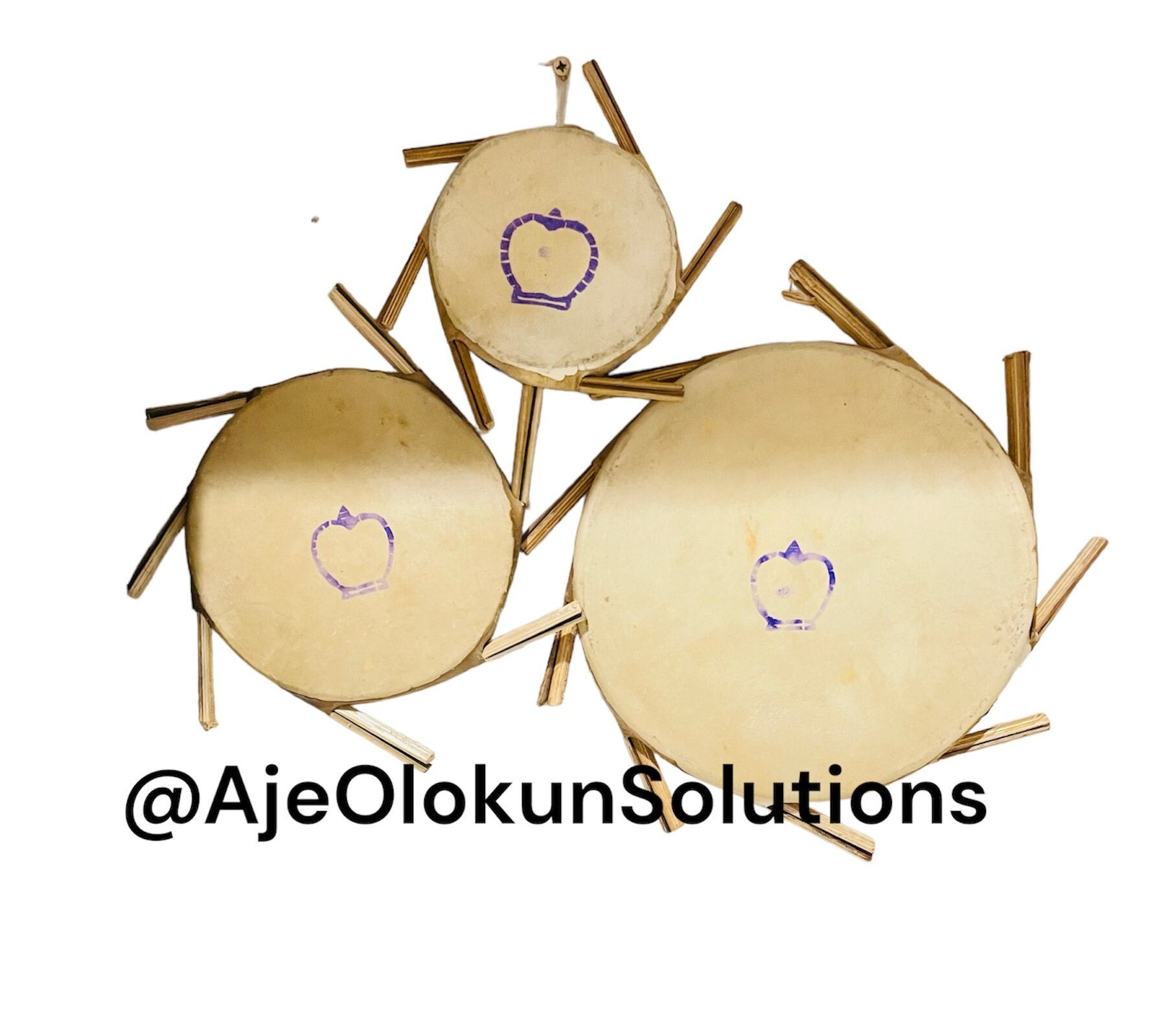 Original Talking Drum (ilu Gangan) From Oyo State, Nigeria - Etsy