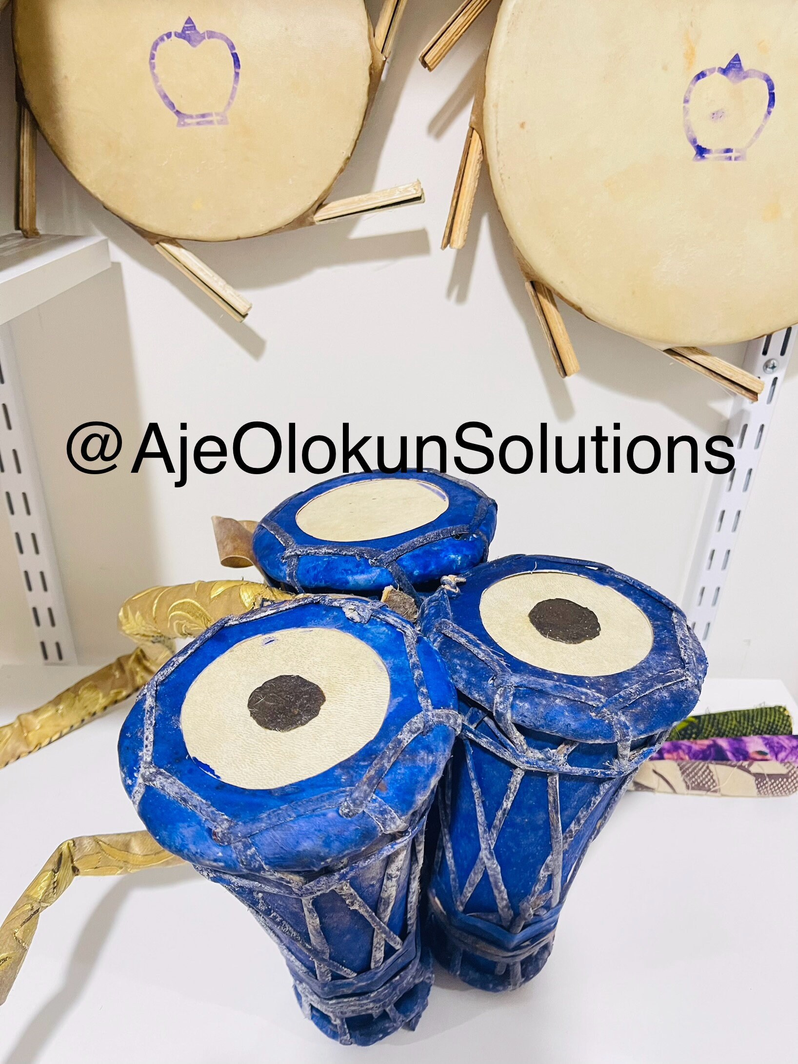 Ilu Omele Bata - Talking Drums From Oyo State, Nigeria, West Africa - Etsy