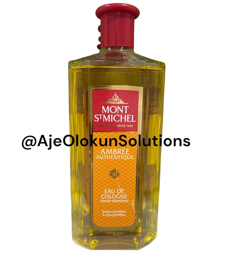 Mont St Michel Eau De Cologne Ambrée Authentique 500ml - Etsy
