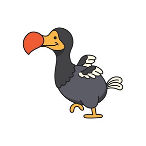 Dodo Bird Illustration PNG, SVG - Etsy